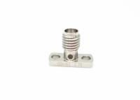 China Stainless Steel 50Ω 18GHz Gold Plated SSMA Female 2-hole RF Connector for sale