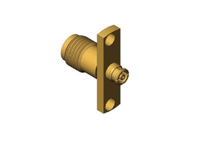 China 2 Holes Female Brass K Type to SMP RF Adapter for sale