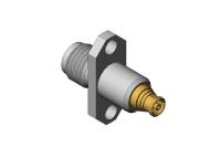 China Flange Mount 2.92mm Female to SMP Female RF Adapter for sale