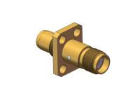China ROHS Flange Mount LANs 4 Holes SMA To BMA Adapter for sale