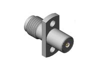 China Stainless Steel RF Coaxial Connector K Series Female Straight 2 Holes Flange 2.92mm for sale