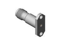 China 2.92mm 50Ohm Stainless Steel Straight RF Coaxial Connector Female ​ for sale