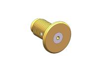 China Female Bulkhead Gold Plated 20GHz SMA RF Connector for sale