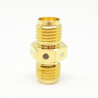 China 50Ohm Gold Plated SMA Straight Female to Female RF Coaxial Adapter for sale