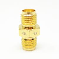China 50Ohm Gold Plated SMA Straight Female to Female RF Coaxial Adapter for sale