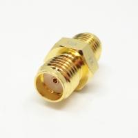 China 50Ohm Gold Plated SMA Straight Female to Female RF Coaxial Adapter for sale
