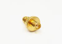 China Bulkhead Mount Hermetic Seal SMA Female to SMA Female Adapter for sale