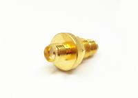China Bulkhead Mount Hermetic Seal SMA Female to SMA Female Adapter for sale