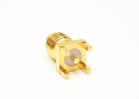 China Straight SMA Female Jack Connector for PCB Edge Mount Up to 18GHz for sale