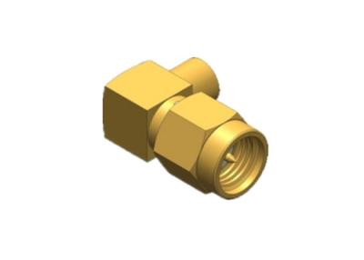 China Right Angle Solder Mount Cable 335 VRMS SMA Male Plug Connector for sale