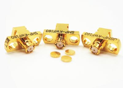 China MF180A Cable Female Right Angle SMP Flange Mount Connector for sale