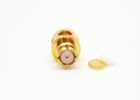 China Communcication Cable SMP Female 50Ohm Right Angle Connector for sale