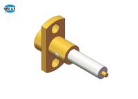 China 50Ohm ROHS Gold Plating Flange Mount Male SMP RF Connector for sale