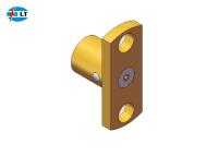 China 2 Holes Flange Mount SMP Male Push on Coaxial RF Connector for sale