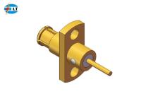 China Push on SMP Female 2 Holes Flange Mount Connector for sale