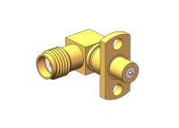 China Microwave 0.3dB SMA RF Connector SMA Female Right Angle Connector for sale