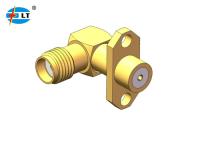 China 50Ohm 90 Degree Male to Female SMA Connector Right Angle for sale