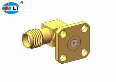 China SMA Interconnect Jack Female RF Connectors With Receptacle for sale