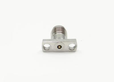 China 2.92 Type Female 2 Holes Flange Mount Connector Millimeter Wave Connector for sale