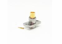 China SMP Straight 2 Holes Flange Mount Male RF Cable Connector for CXN3506 for sale