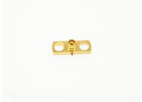 China 2 Holes SMPM RF Connector Flange Mount Right Angle CSMP Male Coaxial Connectors for sale