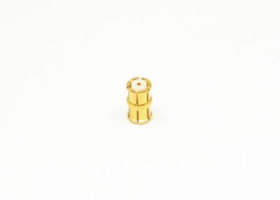 China Gold Plating Straight RF SMP Female To Female Adapter 50 Ohm for sale