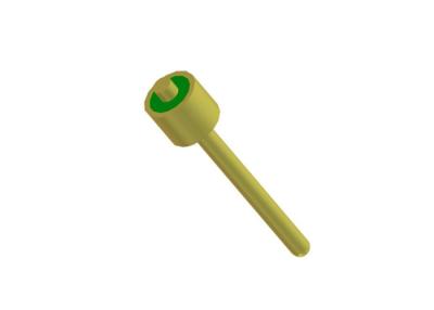 China Single Pin Hermetic DC Glass To Metal Seals With Gold Wire Bonding Surface for sale