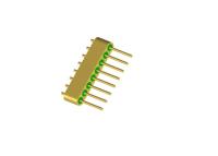 China Straight Cut Glass To Metal Seal Connectors Hermetic DC 8 Pin Header JMC-1192-JH for sale