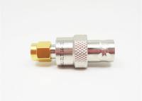 China 50Ω RF Straight BNC Female to SMA Male Adapter for sale