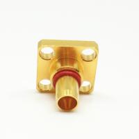 China Flange Mount SBMA Plug Straight RF Coax Connector for sale