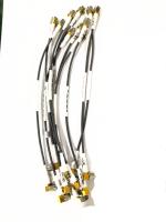 China SMA & SSMA Right Angle Male RF Cable Assemblies With CXN3506 Cable Diameter=0.5mm for sale