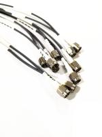 China SMA & SSMA Right Angle Male RF Cable Assemblies With CXN3506 Cable Diameter=0.5mm for sale
