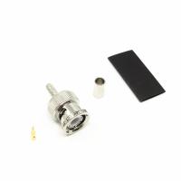 China Male RF Coax BNC Connectors CCTV For SFF-50-2-2 Cable Connector for sale