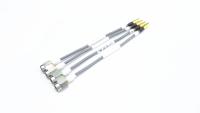 China 50ohm SMA Male Type Cable Assembly With CXN3506 Cable Diameter=0.5 mm for sale