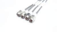China 50ohm SMA Male Type Cable Assembly With CXN3506 Cable Diameter=0.5 mm for sale