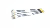 China 50ohm SMA Male Type Cable Assembly With CXN3506 Cable Diameter=0.5 mm for sale