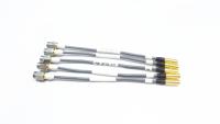 China 50ohm SMA Male Type Cable Assembly With CXN3506 Cable Diameter=0.5 mm for sale