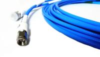 China 3000mm Length RF Cable Assemblies Nickel Plated 6GHz Flex402 Cable Diameter=0.91mm for sale