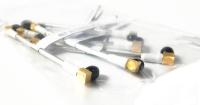 China SMP Right Angle Semi Rigid Cable Assembly Female to Female 58mm Cable SFT-50-2-1/.086 for sale