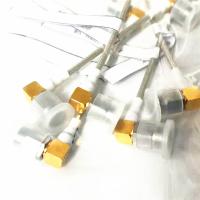 China SSMA Right Angle Low Loss RF Cable Assemblies 67mm SFT-50-2-1/.086 Cable for sale
