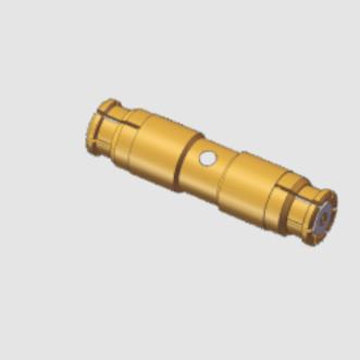 China Full Brass SMP In-Series Jack to SMP Female Adapter 50Ohm Straight 20.2mm for sale