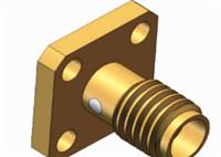 China 50Ohm Brass SSMA SMA RF Connector Passivated Plating for sale