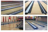 China Grey Bowling Alley Bumper Gutter Semi Automatic Bumper For Kids With Pump Sport Style for sale