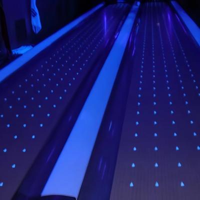 China Indoor Sports Entertainment Synthetic Bowling Lane Warp Resistant for sale