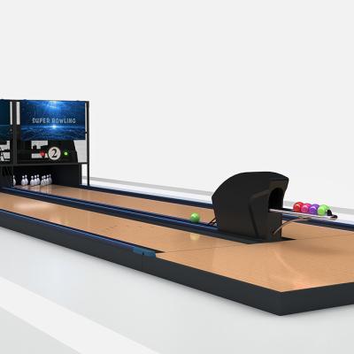 China Bodybuilding Fitness Indoor Bowling Machine Duckpin Bowling Lane With String Pinsetter for sale