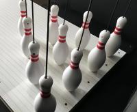 China USBC Approved String Bowling Pins for AMF Brunswick Bowling Machine in Sample 3-7 Days for sale