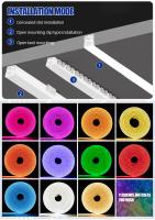 China Grey PVC 220V Multicolor 60 Led/M Rgb 5050 Smd Waterproof Led Strip Light with Good for sale