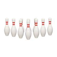 China Durable White Bowling Pin Standard Size for Sturdy and Neat Arrangement for sale