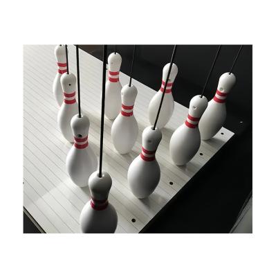 China Entertainment Activities Bowling Pin Triangular Setup Non-Toxic Paint Edge-Safe Design for sale