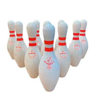 China Innovative Bowling Pin In White Color With Non Toxic Paint And Ergonomic Shape for sale